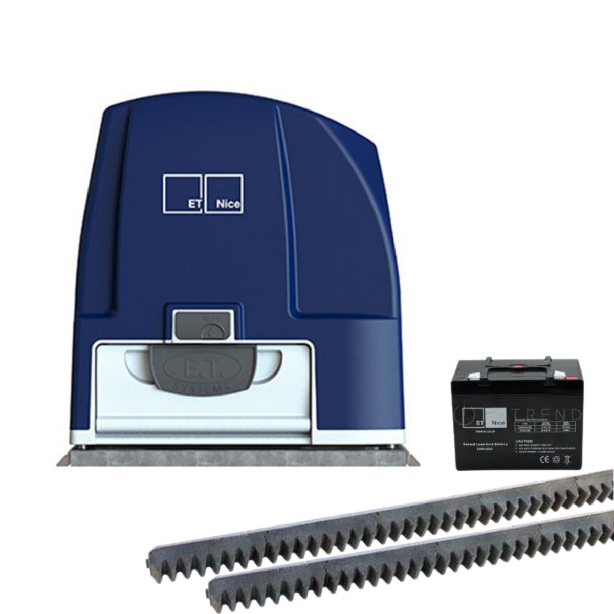 ET Drive 1000 Gate Motor Kit 2x2m Steel Rack No TX – Security ...