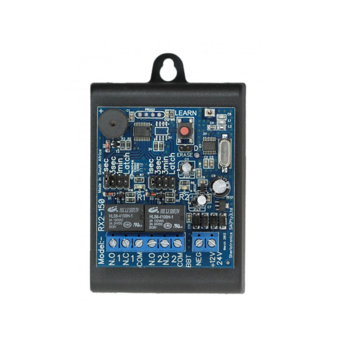 SHERLO - RX2 Rolling Code Receiver 403mhz – Security Superstore Shelly ...