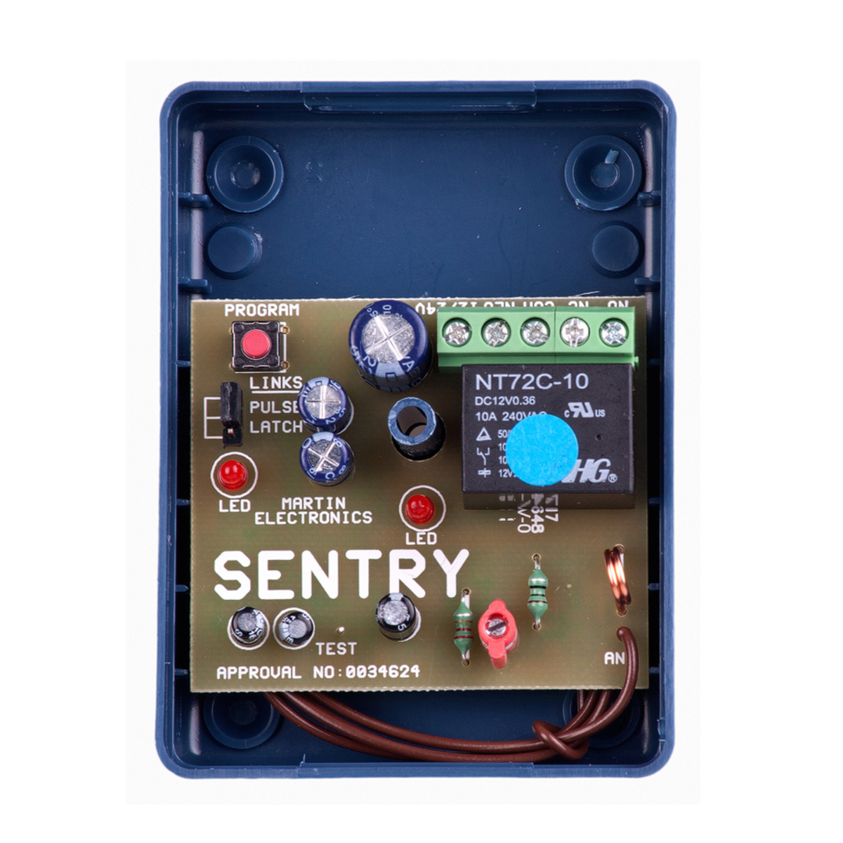 SENTRY - RX1 Rolling Code Receiver 433mhz S/Het – Security Superstore ...