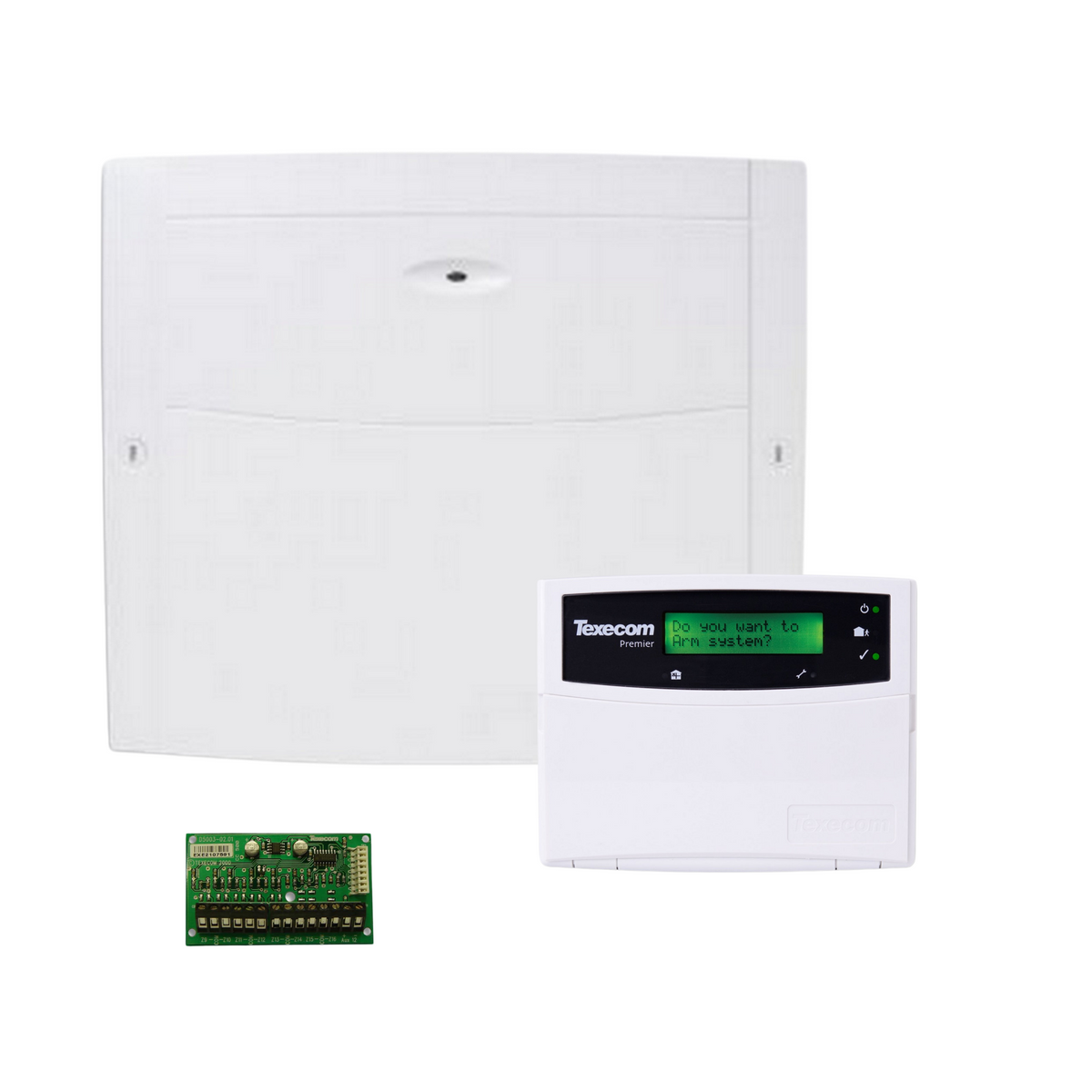TEXECOM - PREMIER 832 CONTROL PANEL + LCDL KEYPAD + EXPANDER – Security ...